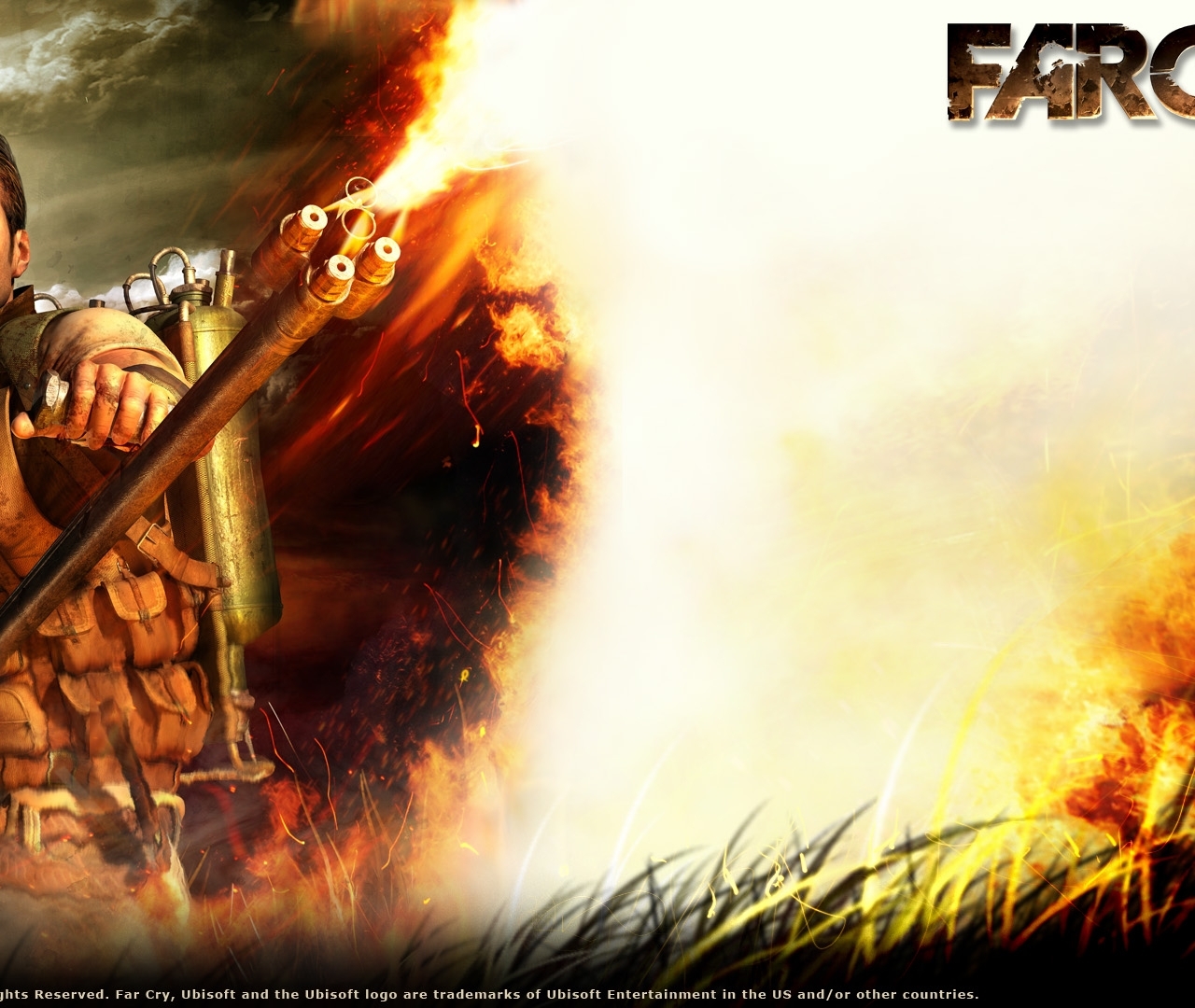 1280x1080 Resolution far cry, flamethrower, fire 1280x1080 Resolution ...