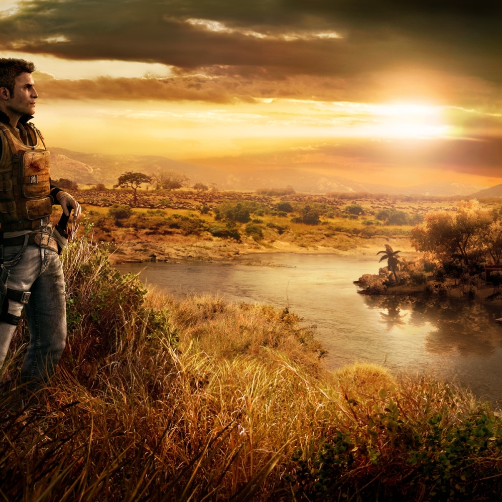 1000x1000 Resolution far cry, river, sunset 1000x1000 Resolution ...