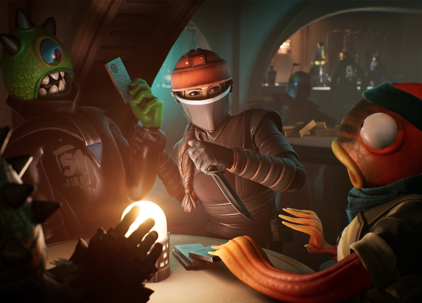 1420x1020 Resolution Fennec Shand and Krrsantan Fortnite 1420x1020 ...