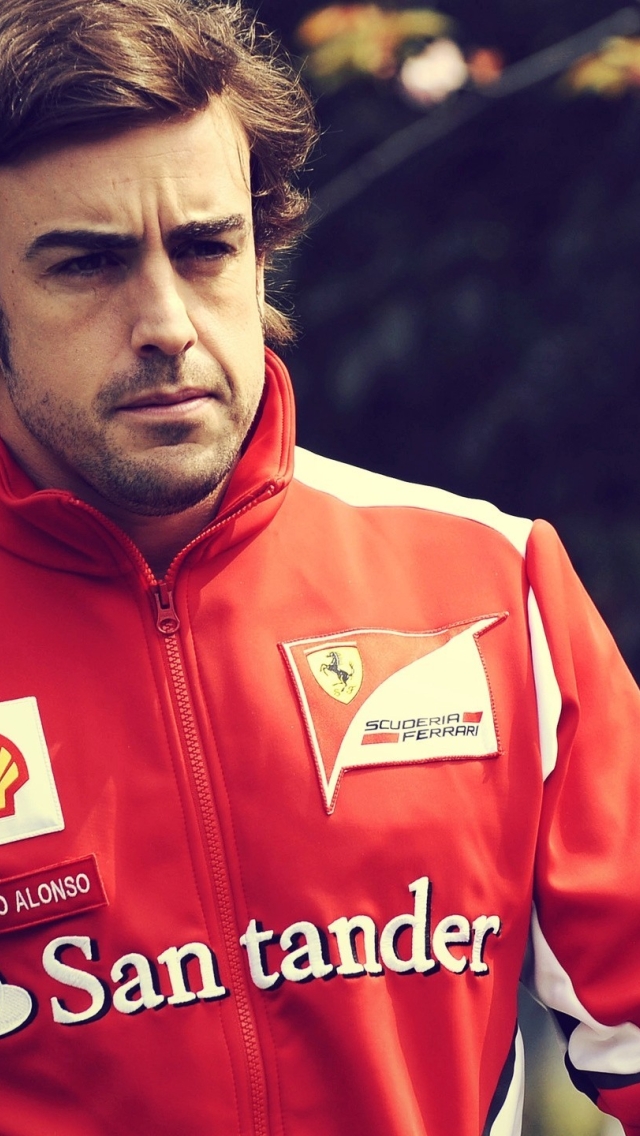 640x1136 Resolution fernando alonso, racing driver, formula 1 iPhone 5 ...