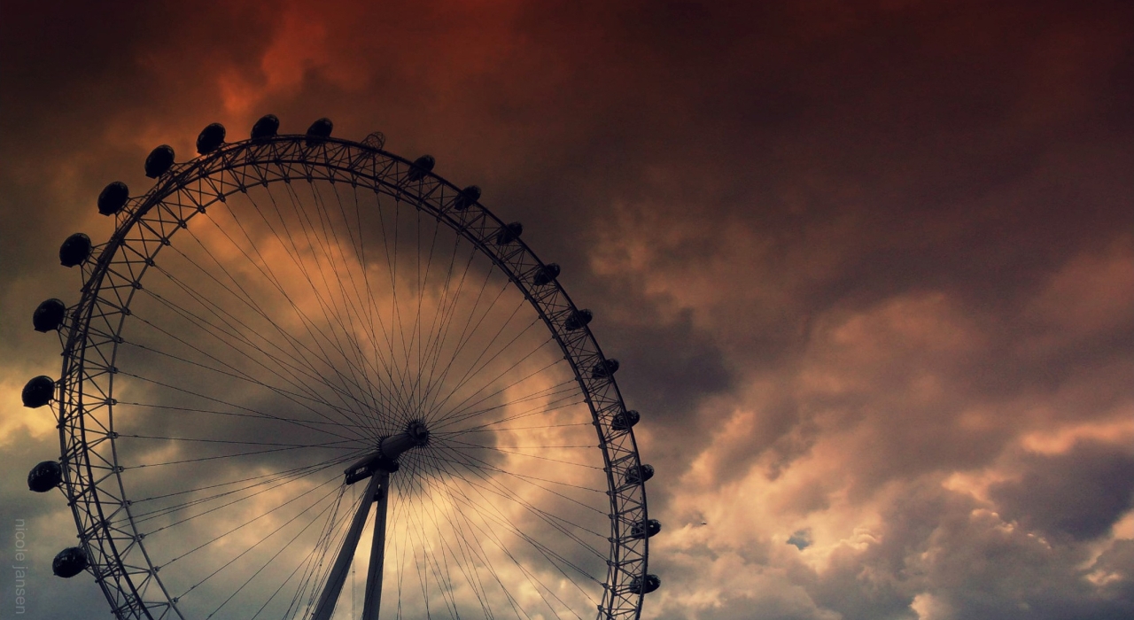 1280x700 Resolution ferris wheel, sky, clouds 1280x700 Resolution ...