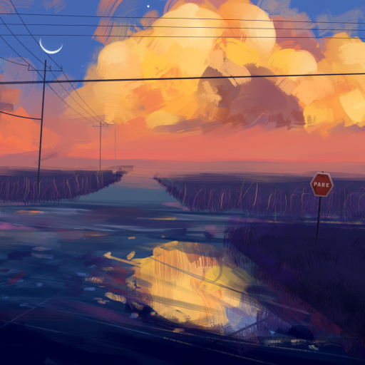 512x512 Resolution Field Drawing Digital Art 512x512 Resolution ...