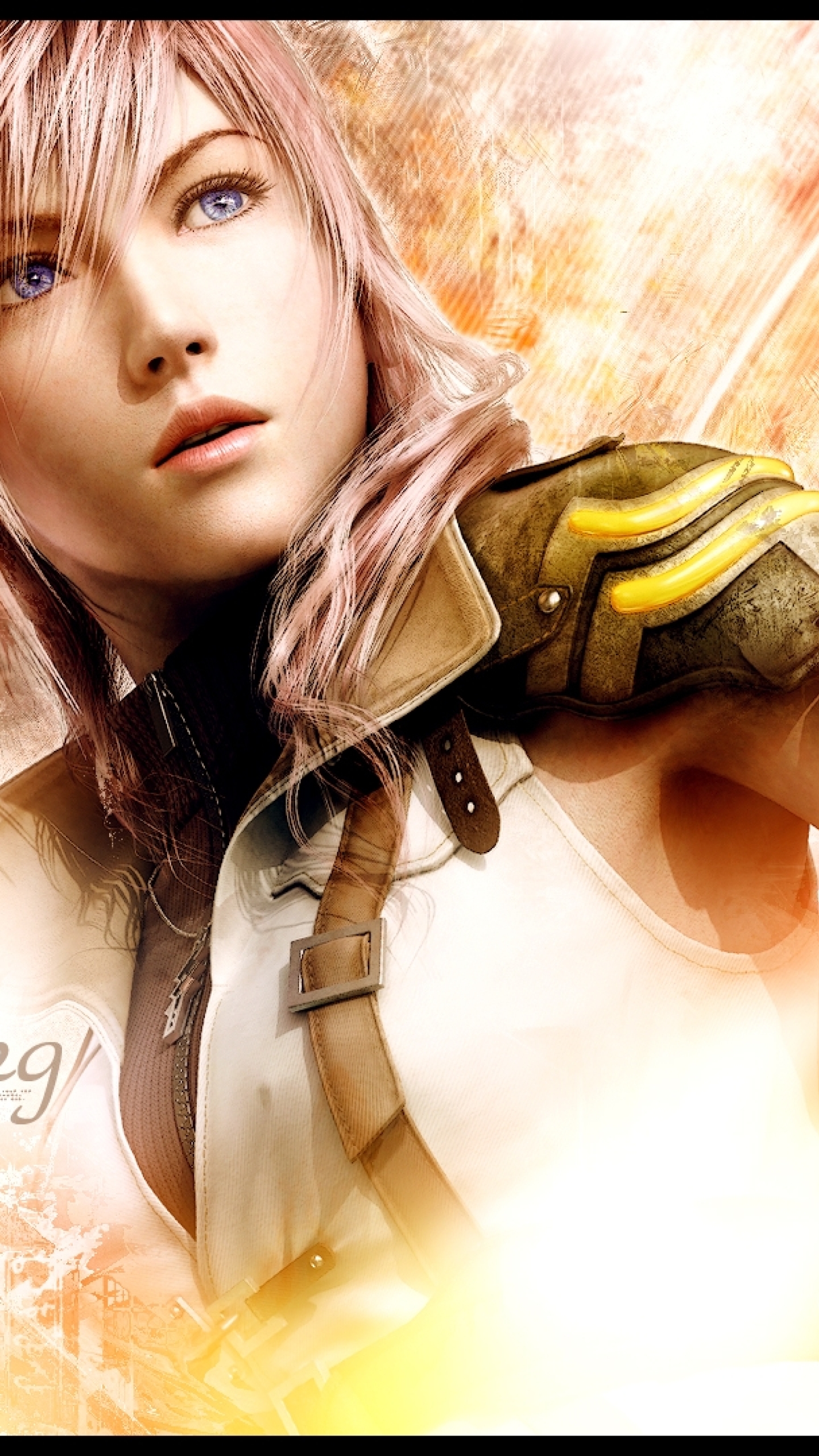 1440x2560 Resolution final fantasy xiii, girl, look Samsung Galaxy S6 ...