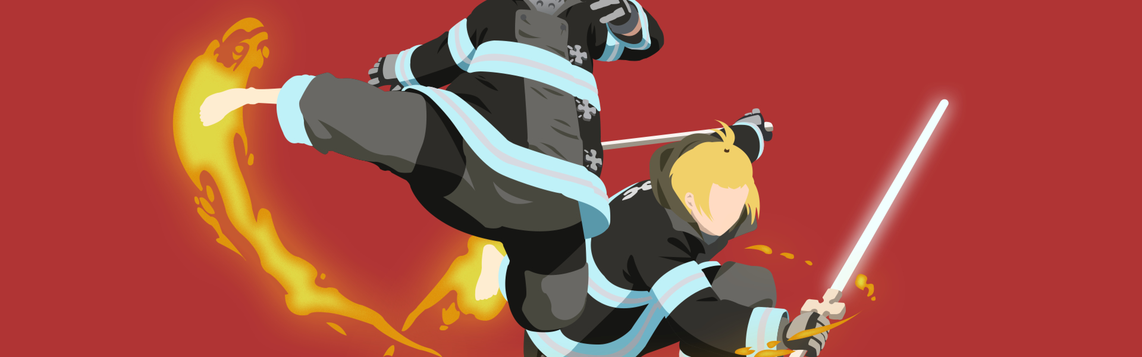3840x1200 Resolution Fire Force Anime 3840x1200 Resolution Wallpaper ...