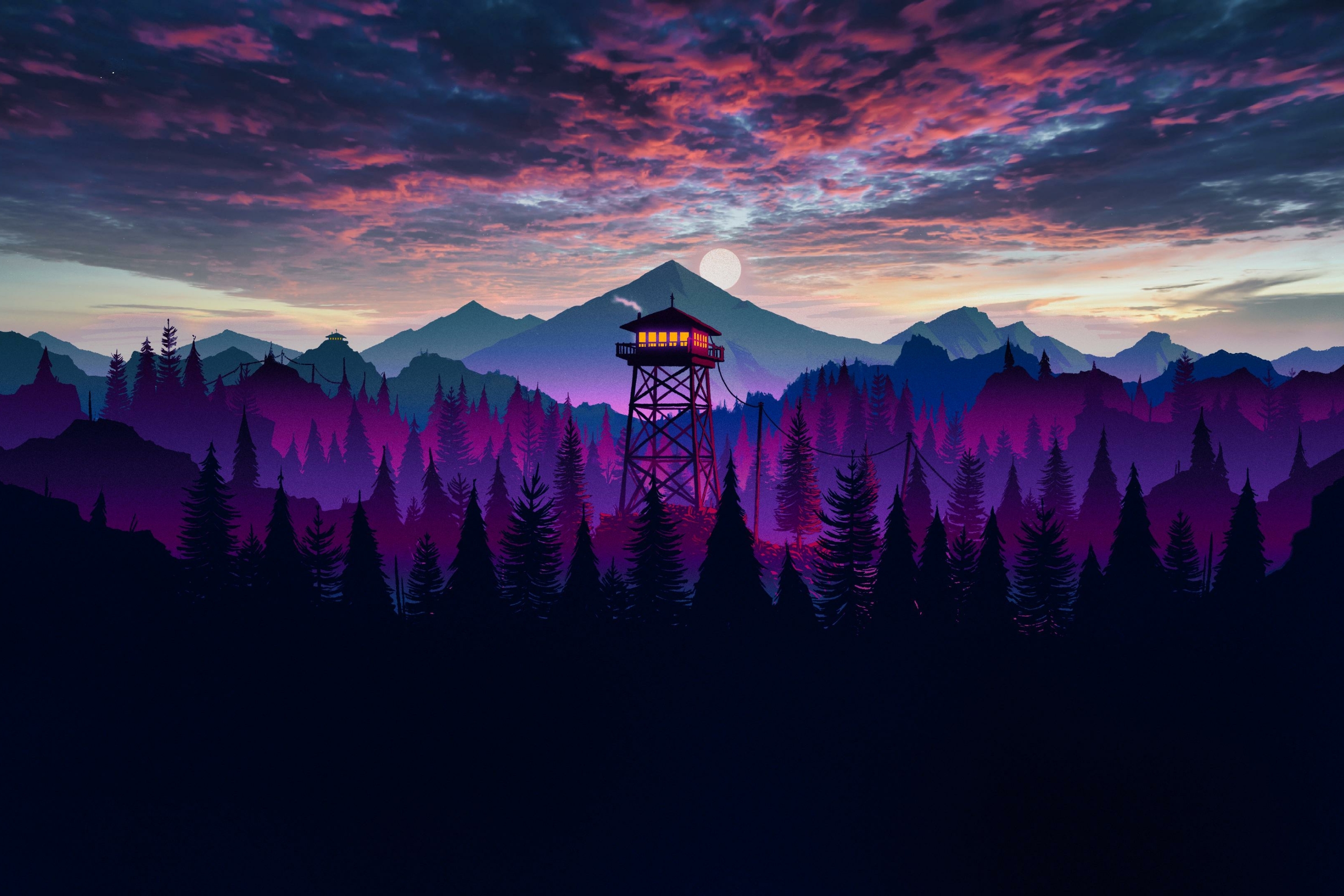 3000x2000 Resolution Firewatch 4K UHD 3000x2000 Resolution Wallpaper ...