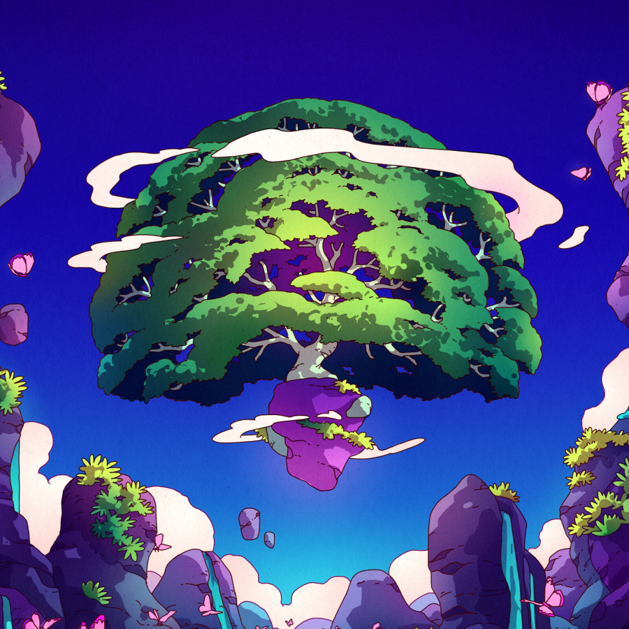 900x900 Resolution Floating Island HD Digital Art 900x900 Resolution ...