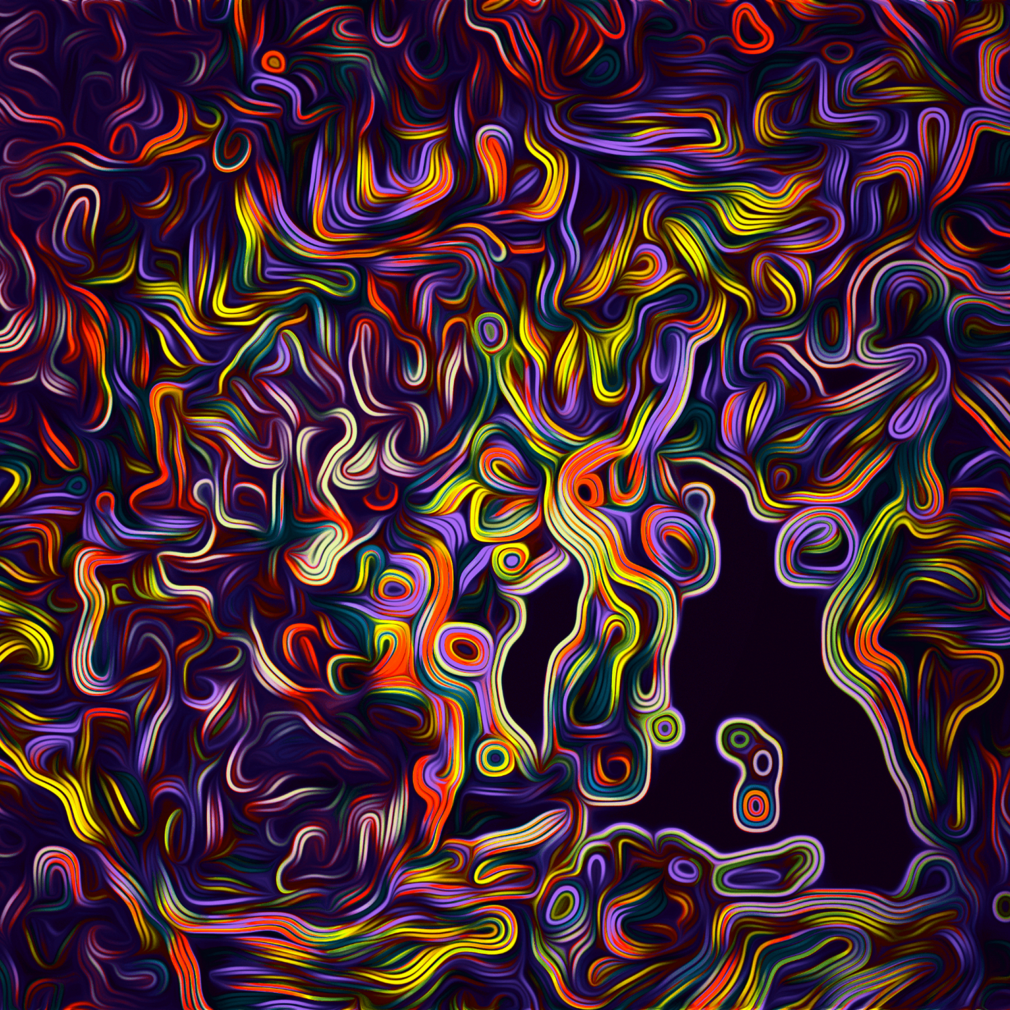 2000x2000 Resolution Floating Shapes HD 2000x2000 Resolution Wallpaper ...