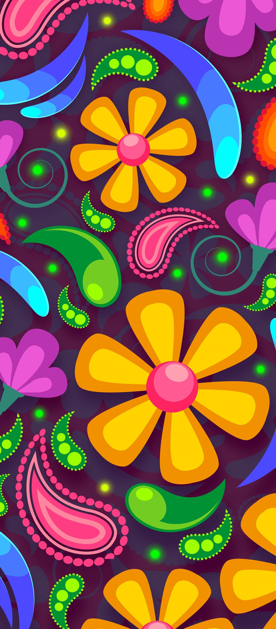 1080x2460 Flower 4K Pattern 1080x2460 Resolution Wallpaper, HD Abstract ...