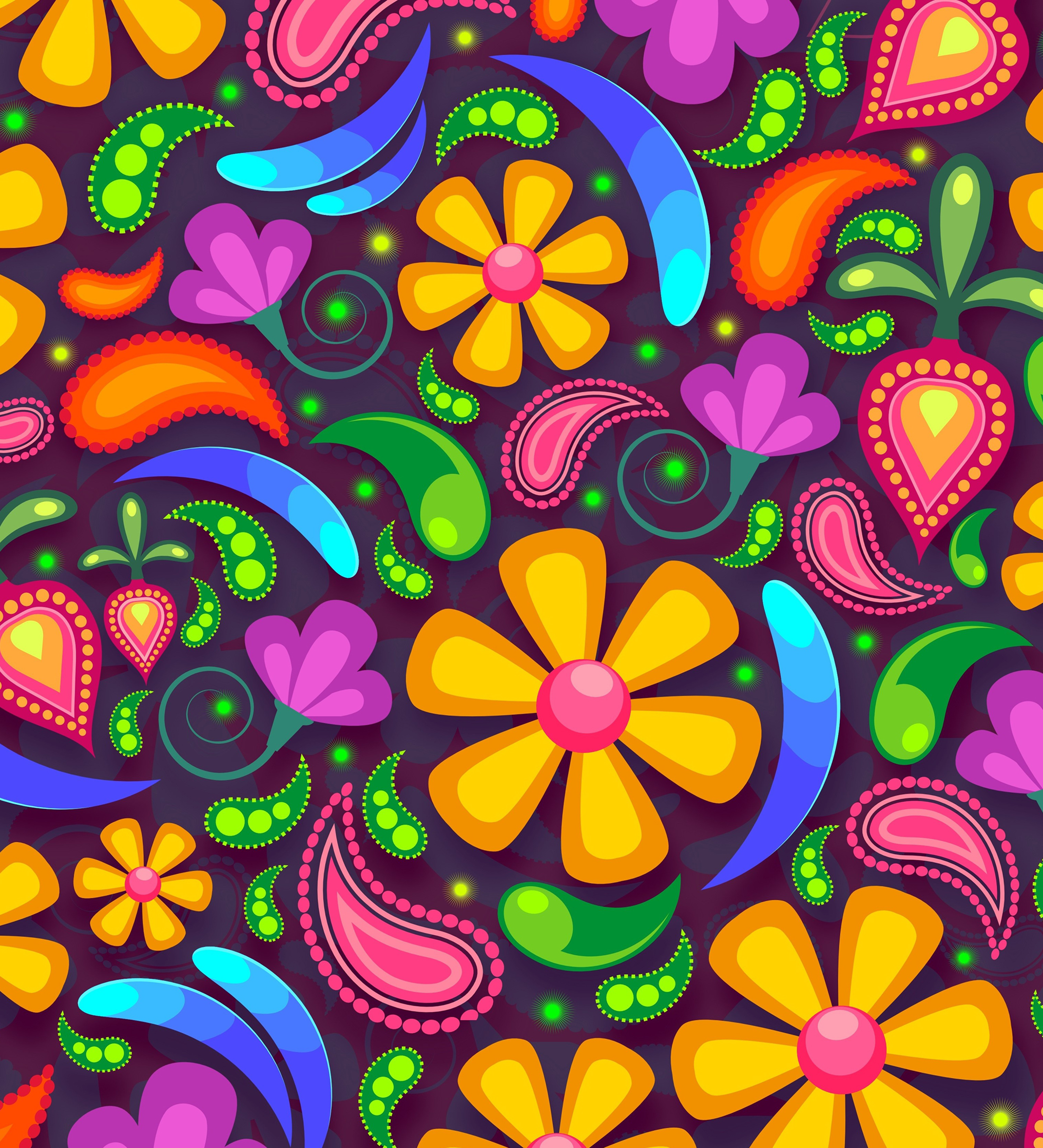 3980x4380 Resolution Flower 4K Pattern 3980x4380 Resolution Wallpaper ...