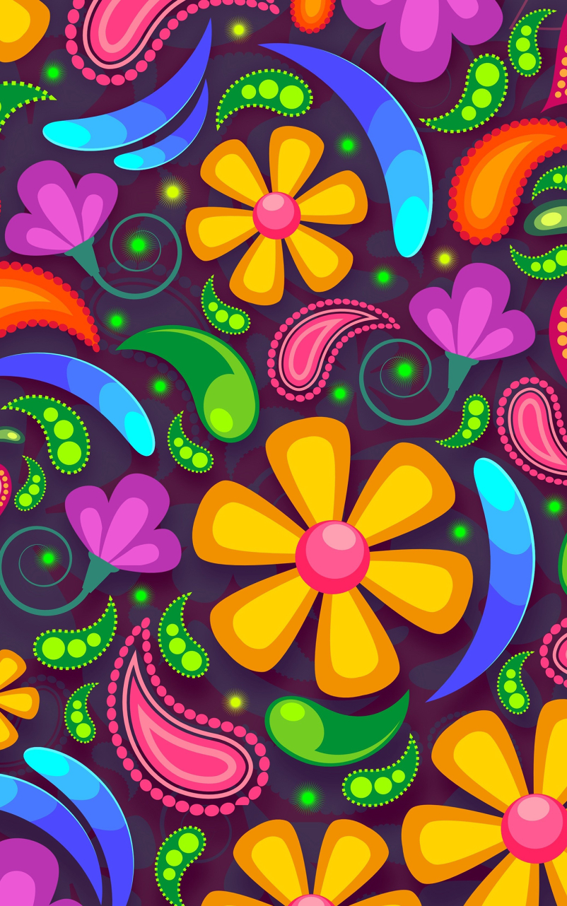 802x1282 Resolution Flower 4K Pattern 802x1282 Resolution Wallpaper ...