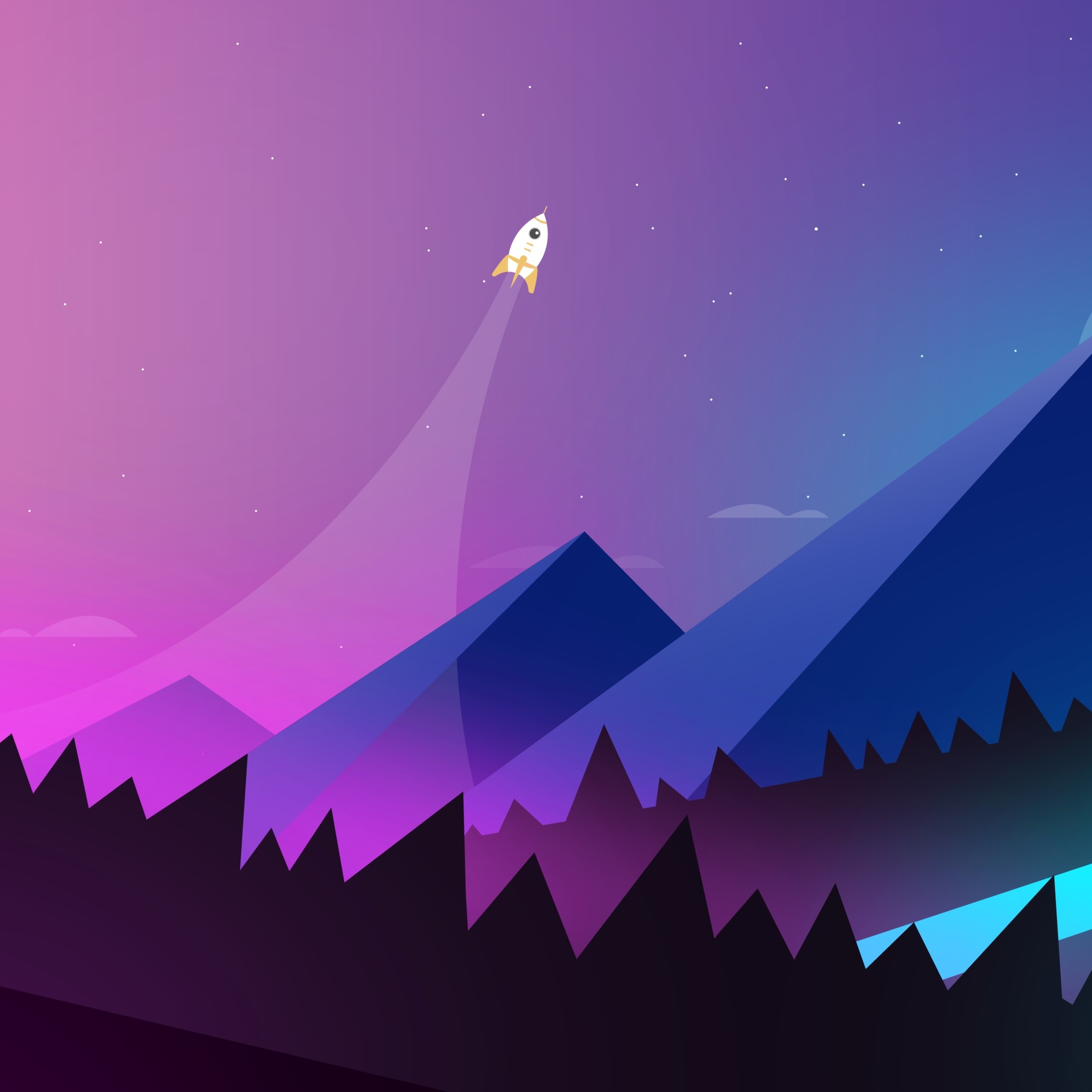 4000x4000 Resolution Flying Rocket 4k SciFi 4000x4000 Resolution ...