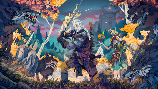 640x360 Resolution Fortnite 4K Witcher 640x360 Resolution Wallpaper ...