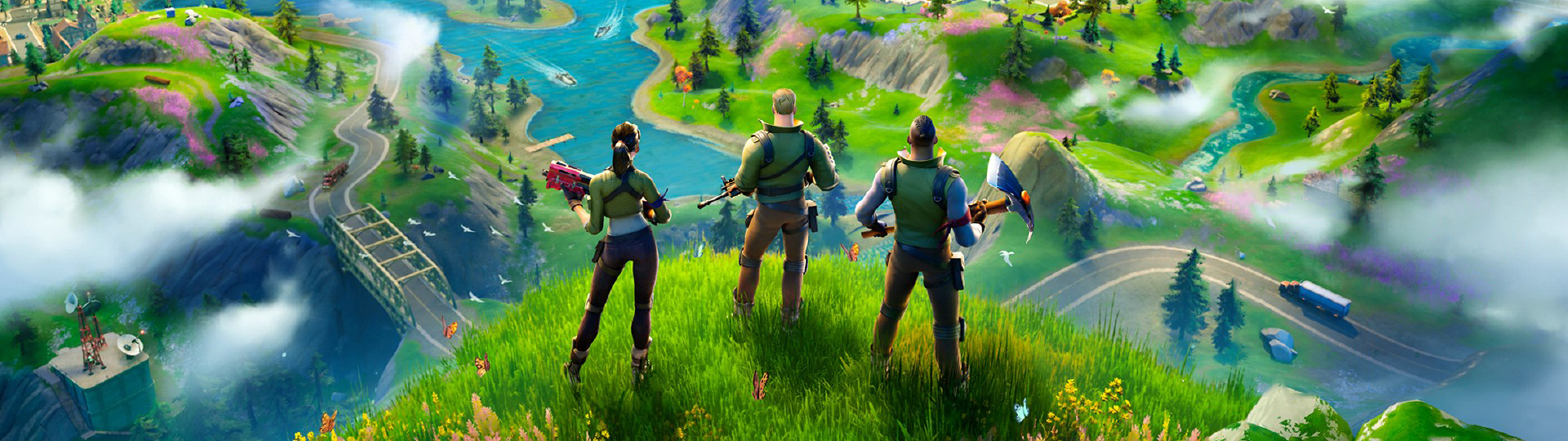 3840x1080 Resolution Fortnite Battle Royale Chapter 2 3840x1080 ...
