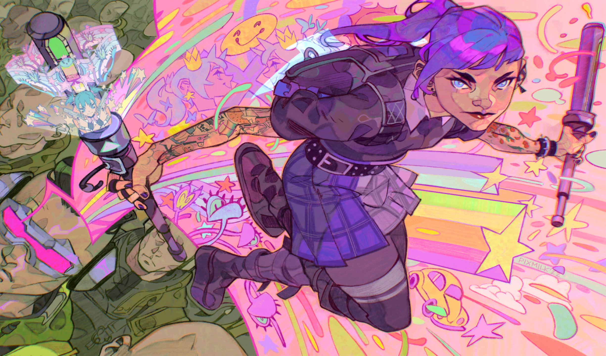 2450x1440 Resolution Fortnite Chapter 3 Season 4 Loading Screen ...