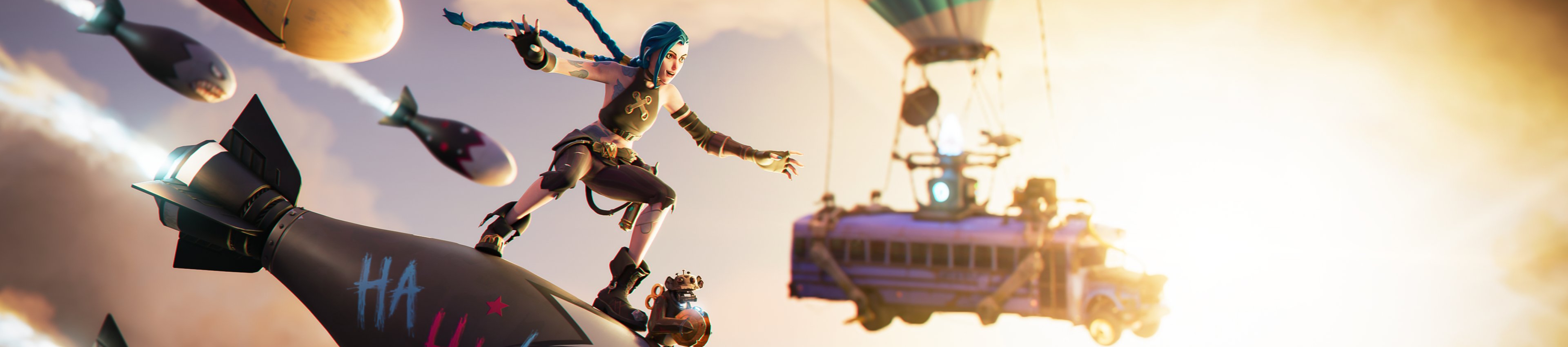 4880x1080 Resolution Fortnite Cool Jinx x Art 4880x1080 Resolution ...