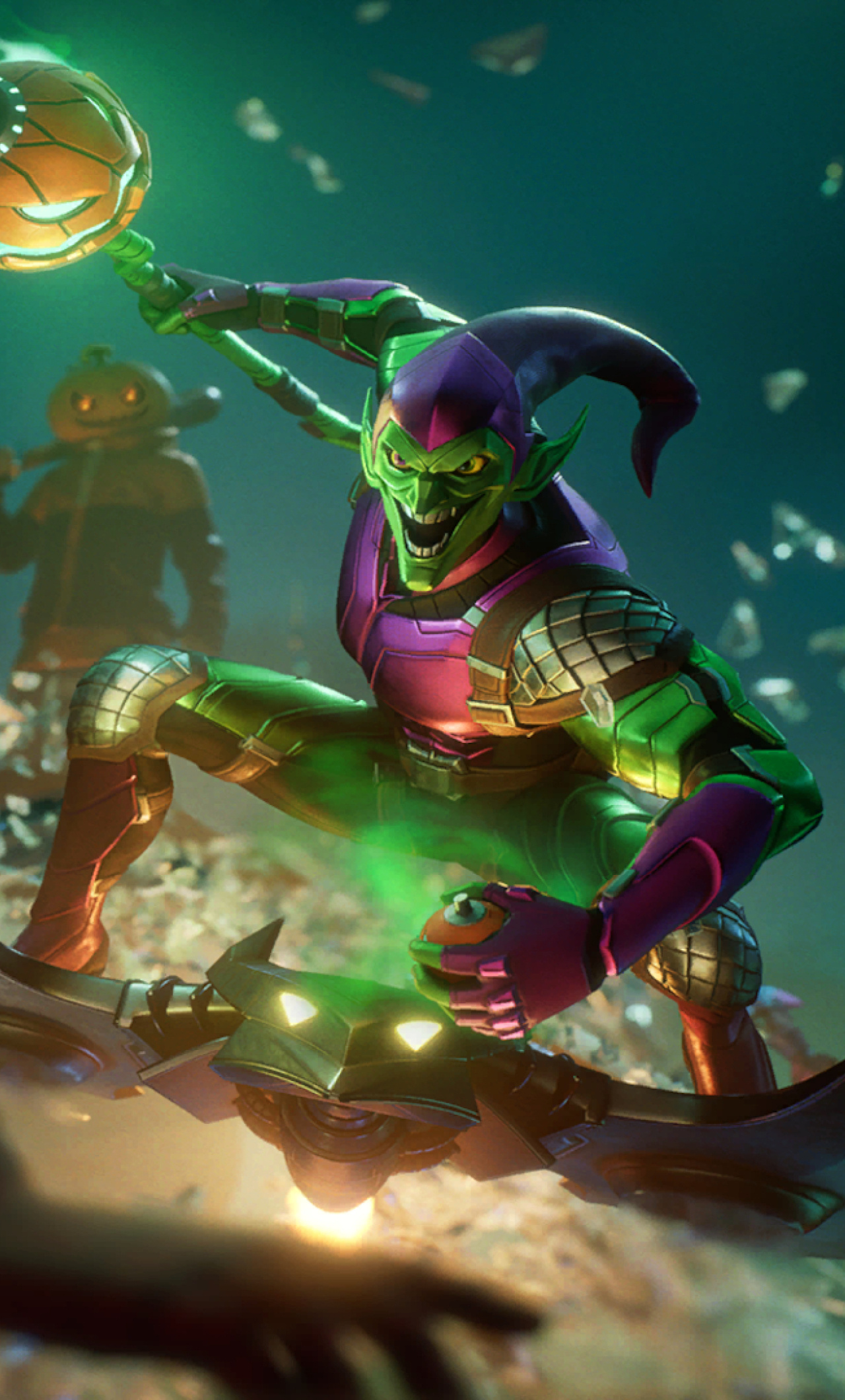 1280x2120 Fortnite Green Goblin Attack iPhone 6 plus Wallpaper, HD ...
