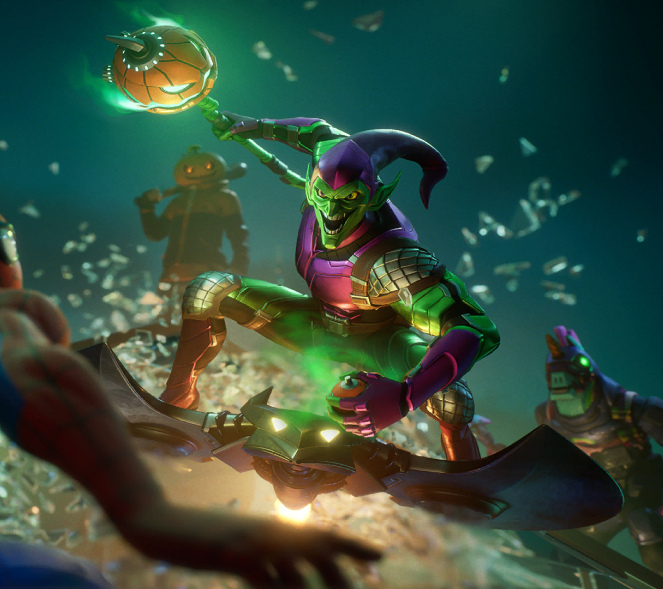 2160x1920 Fortnite Green Goblin Attack 2160x1920 Resolution Wallpaper ...