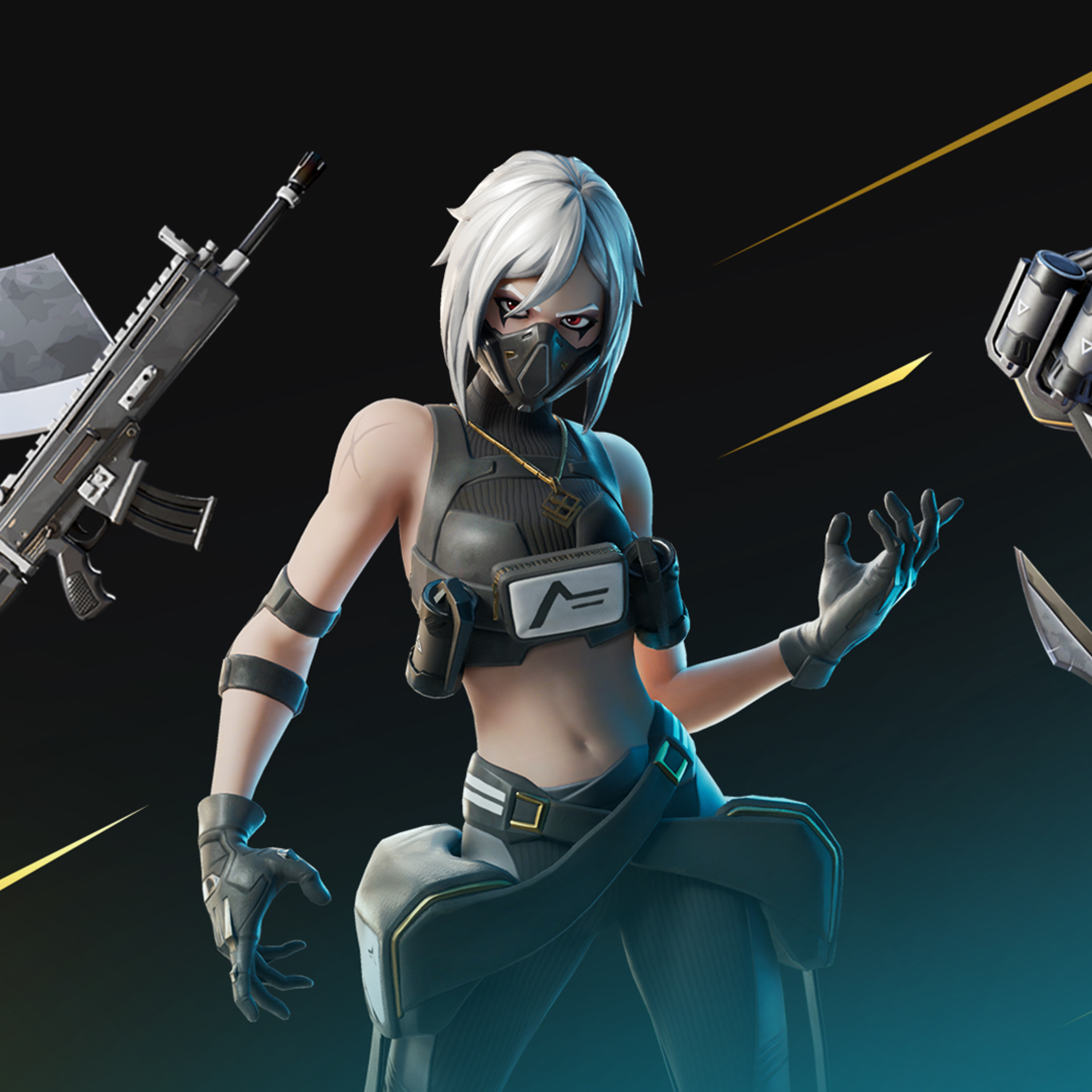 4000x4000 Resolution Fortnite Hush Skin 2021 4000x4000 Resolution ...