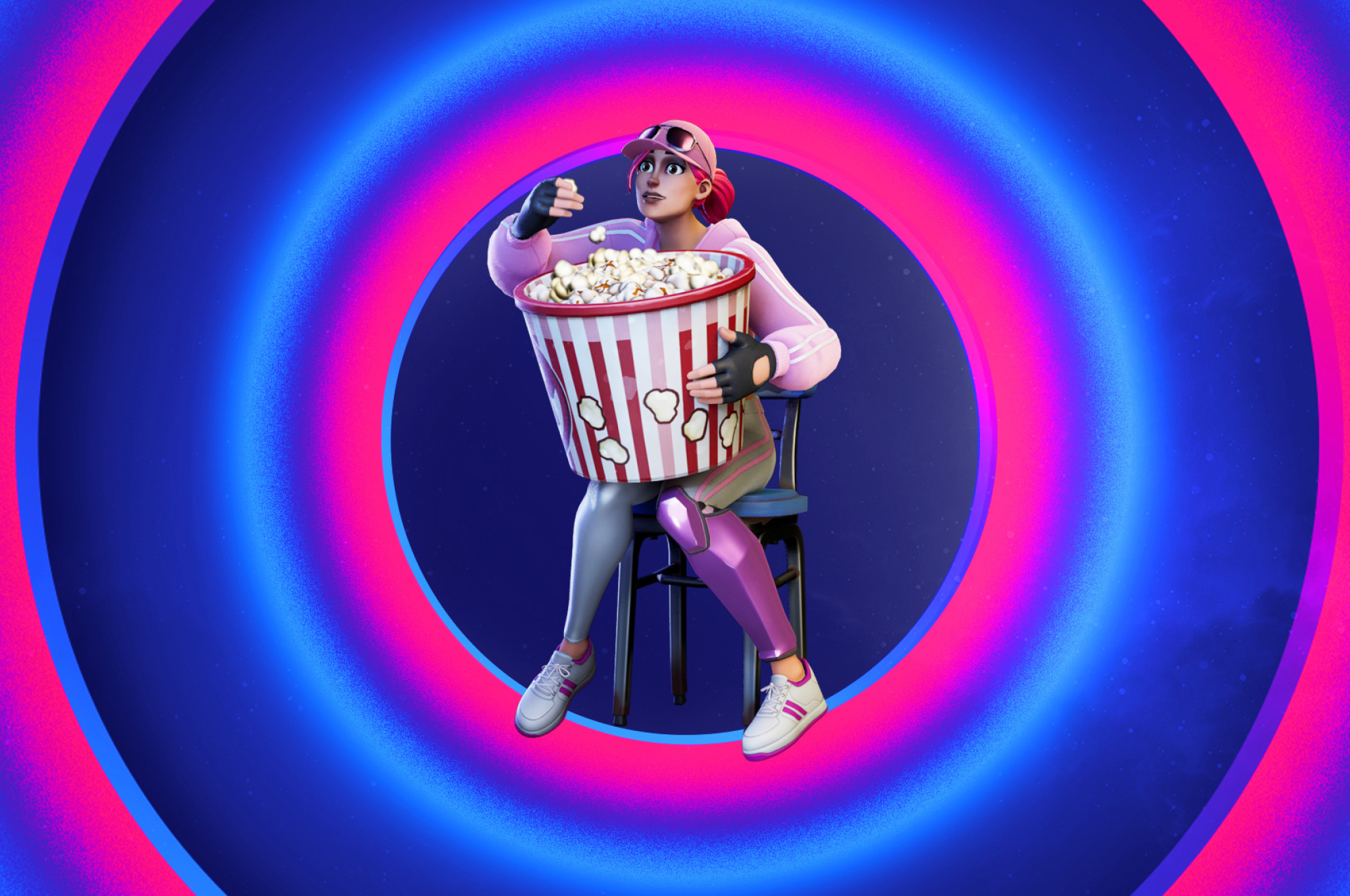 1977x1313 Fortnite Jumbo Popcorn Emote 1977x1313 Resolution Wallpaper ...