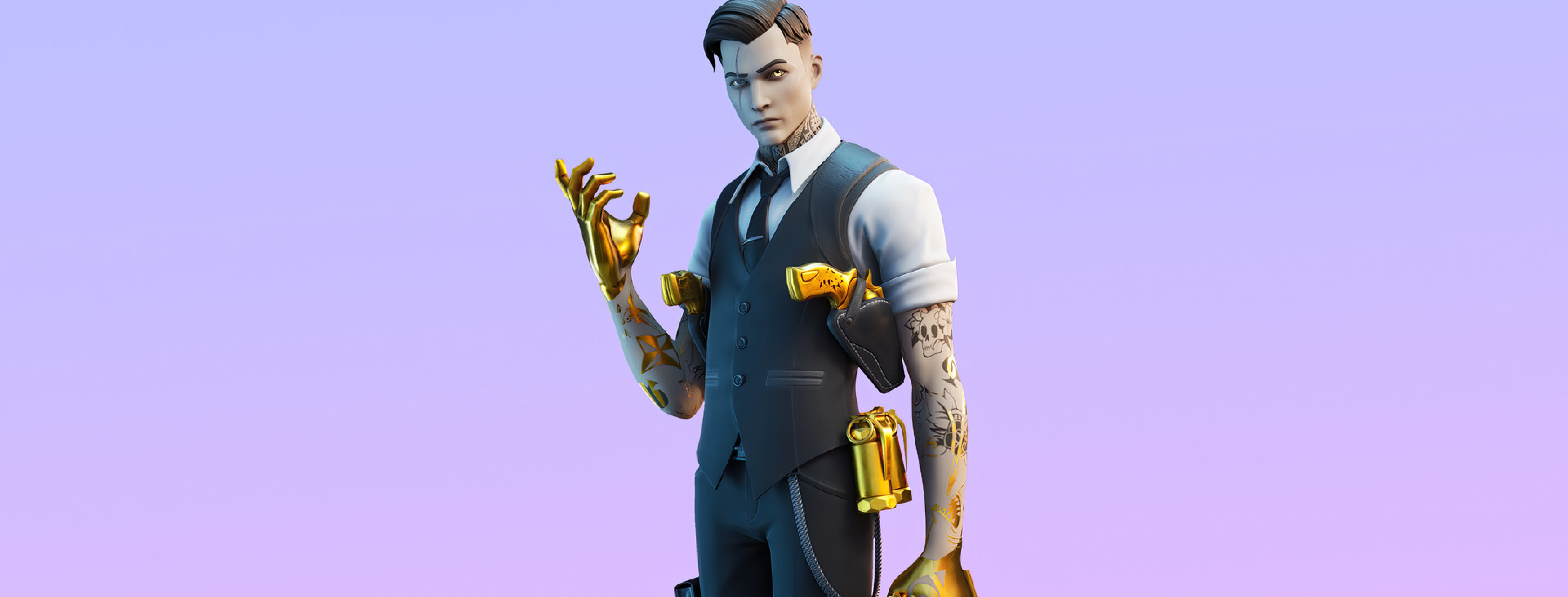 7560x2880 Fortnite Midas Skin 4K Outfit 7560x2880 Resolution Wallpaper ...