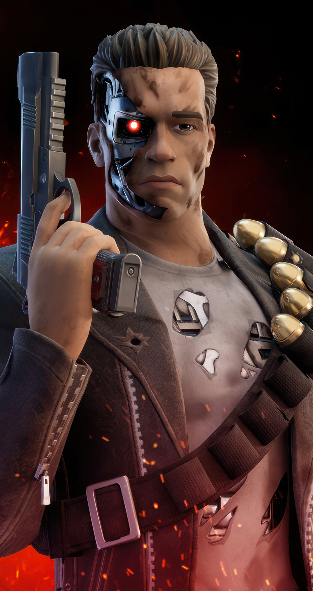 1082x2042 Resolution Fortnite Terminator Skin 1082x2042 Resolution ...