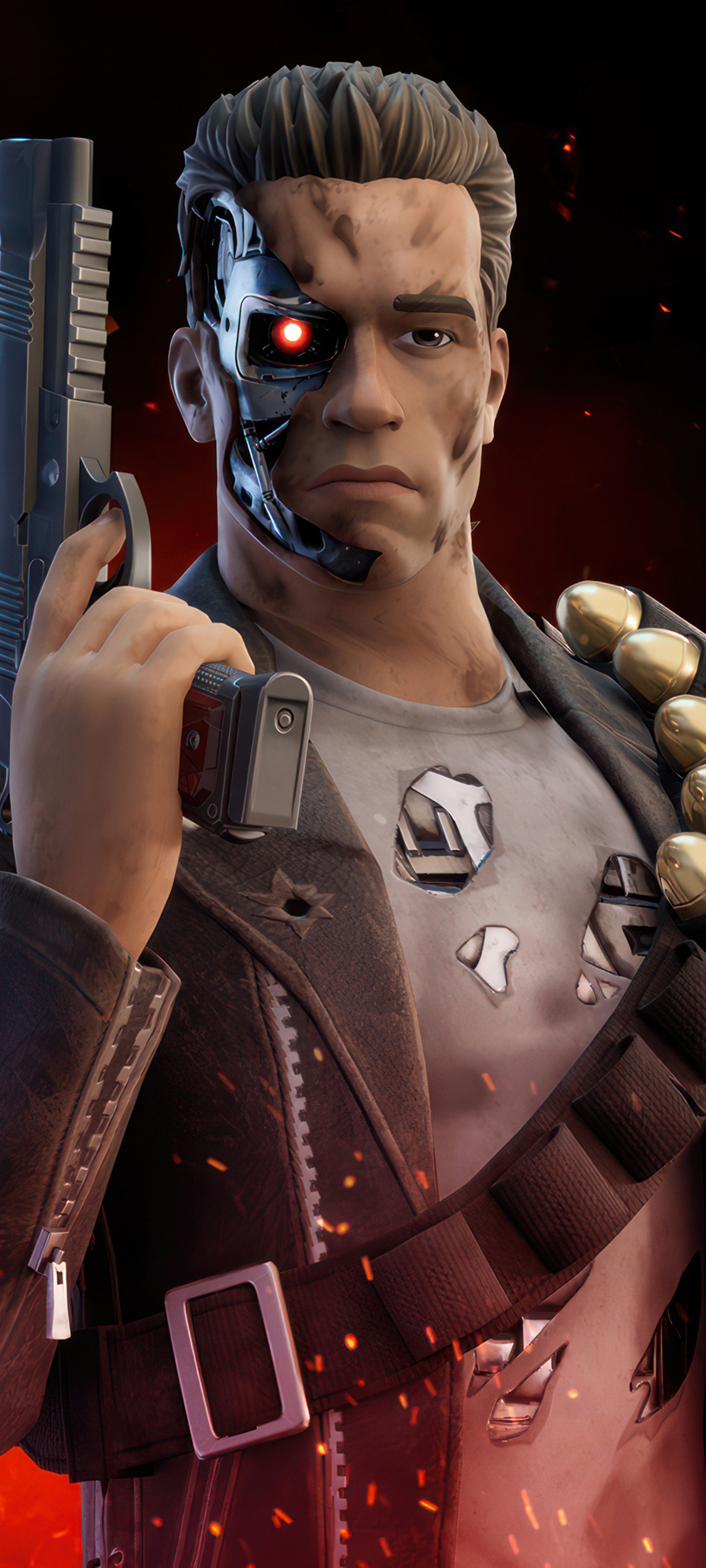 1840x4089 Resolution Fortnite Terminator Skin 1840x4089 Resolution ...