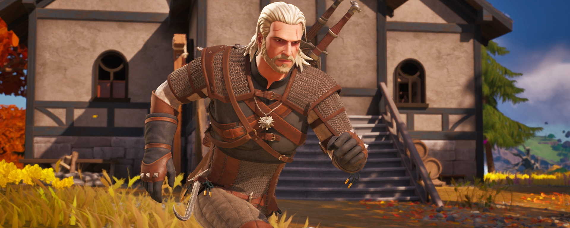 1920x768 Resolution Fortnite Witcher Skin Chapter 4 Season 1 1920x768 ...