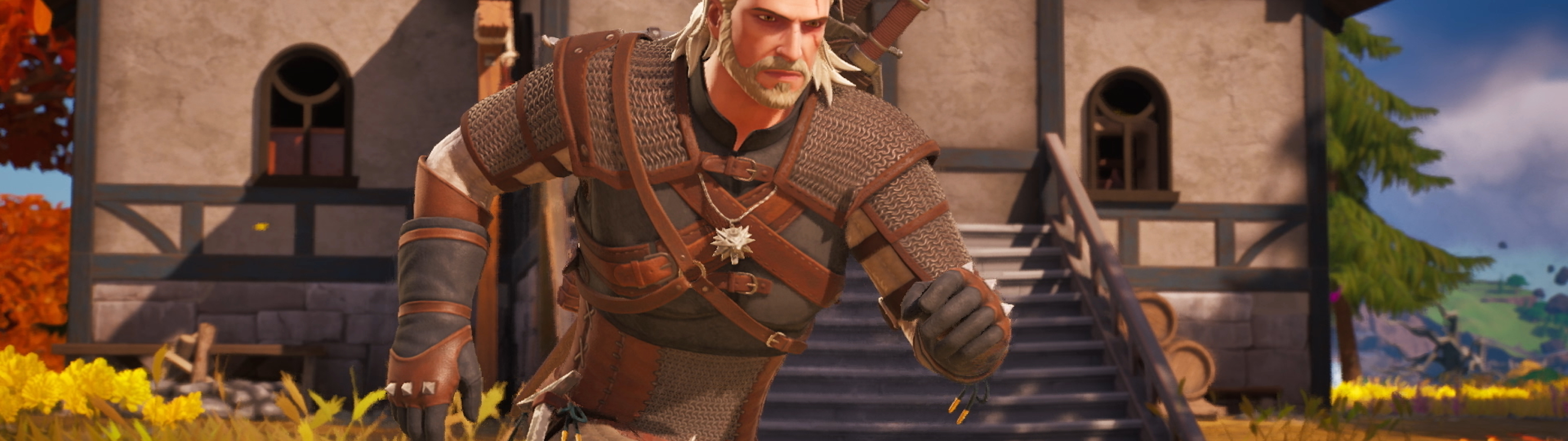 5120x1440 Resolution Fortnite Witcher Skin Chapter 4 Season 1 5120x1440 ...