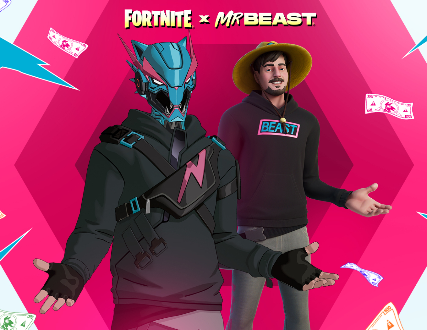 1359x1050 Resolution Fortnite x Mr Beast 1359x1050 Resolution Wallpaper ...