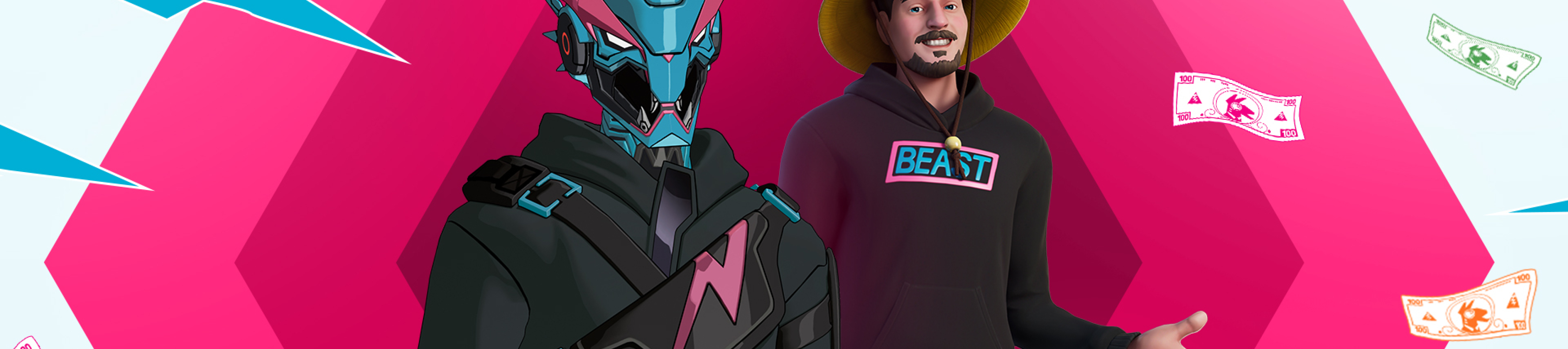 5120x1140 Resolution Fortnite x Mr Beast 5120x1140 Resolution Wallpaper ...