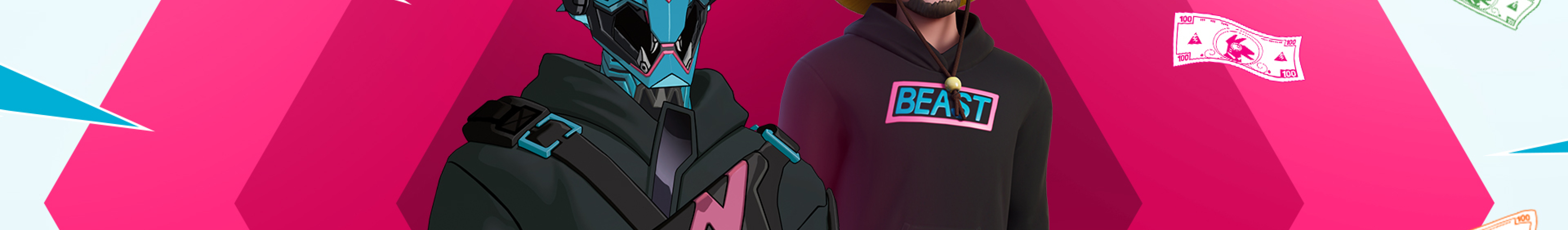 5680x832 Resolution Fortnite x Mr Beast 5680x832 Resolution Wallpaper ...