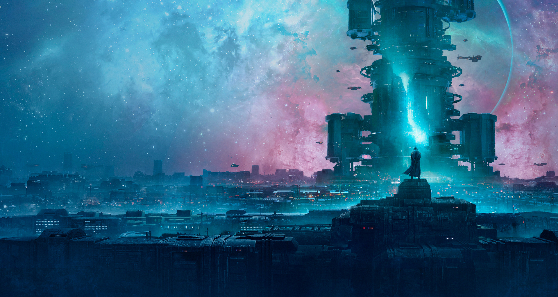 1920x1024 Resolution Foundation Novel Digital City Art 1920x1024 ...