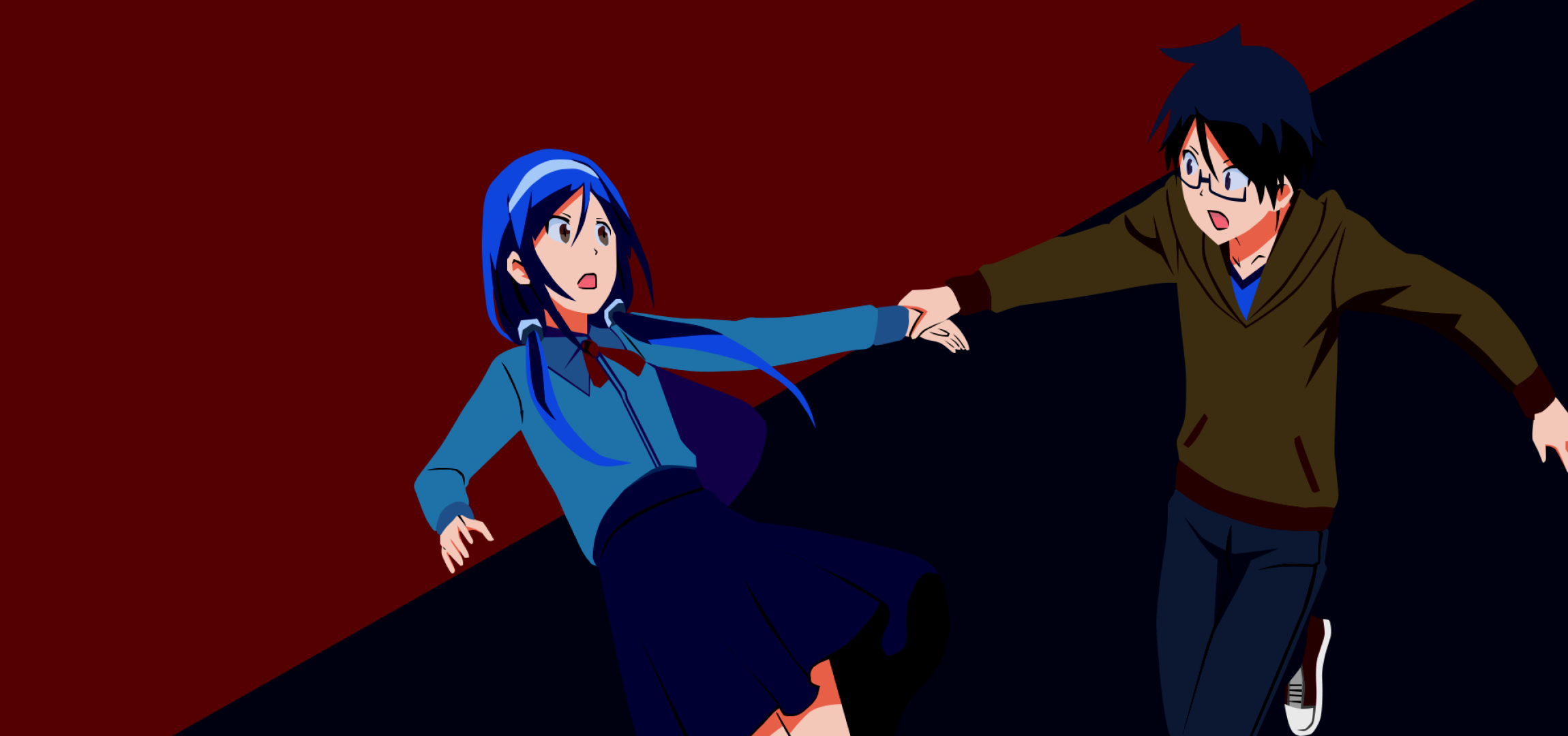 2300x1080 Resolution Fumino Furuhashi and Nariyuki Yuiga 2300x1080 ...