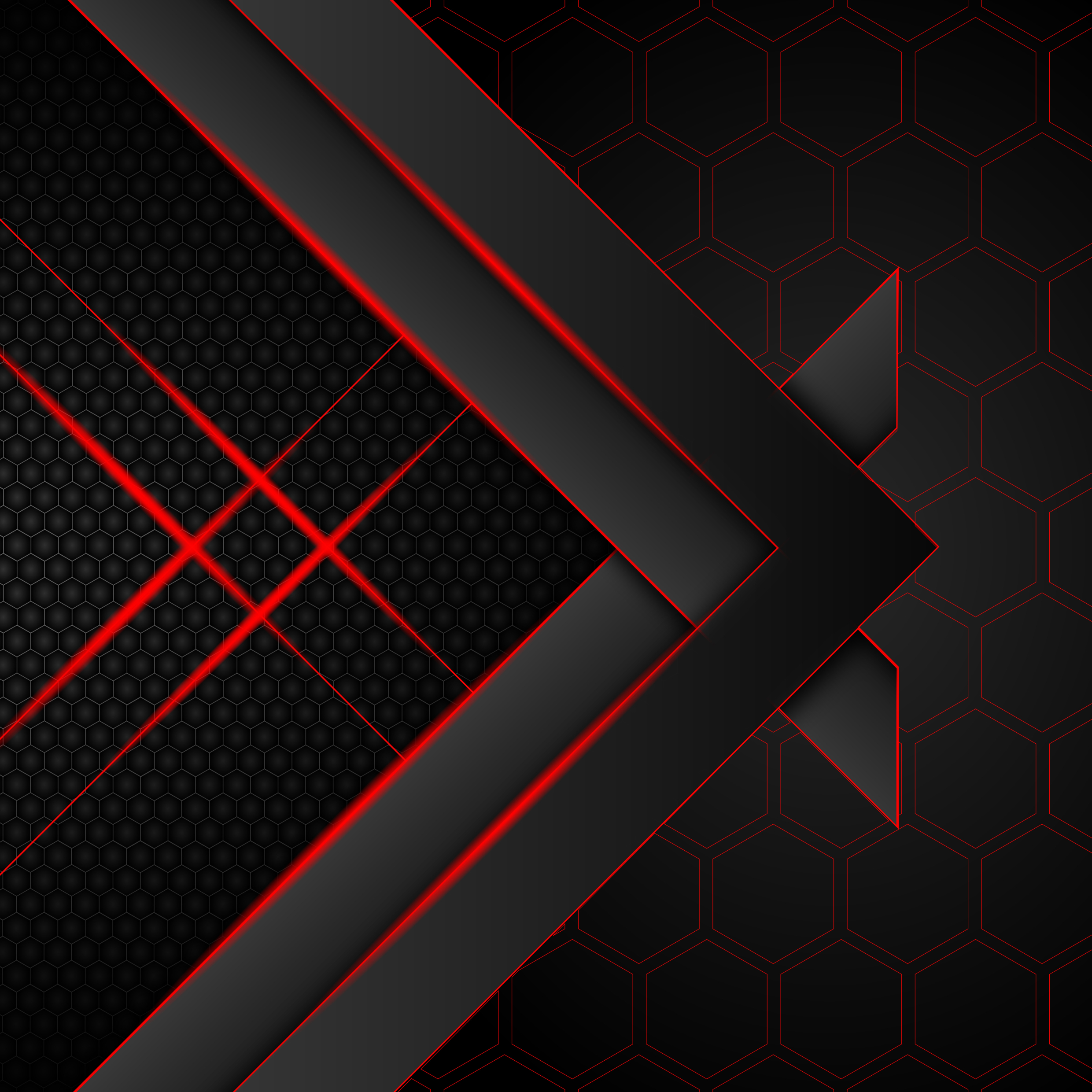 2480x2480 Resolution Futuristic Dark Hexagon 10K 2480x2480 Resolution ...