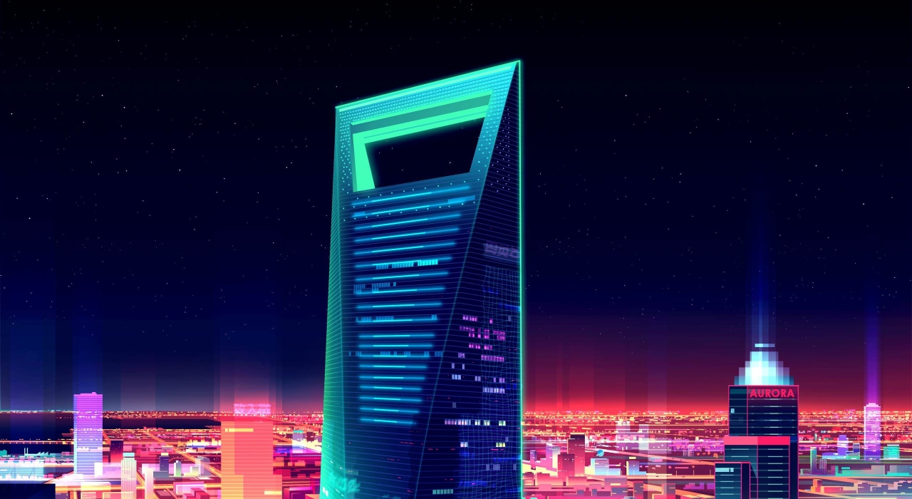 1280x700 Resolution Futuristic Shanghai Digital Art 1280x700 Resolution ...