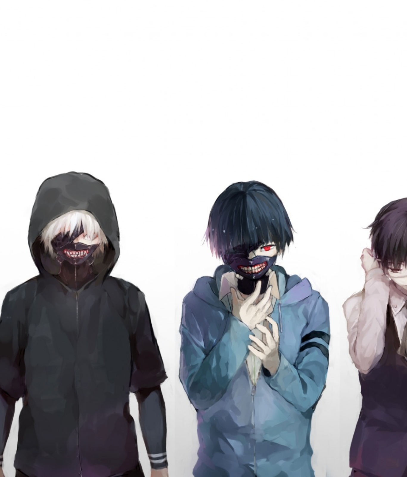 1366x1600 Resolution fuurin, guys, tokyo ghoul 1366x1600 Resolution ...