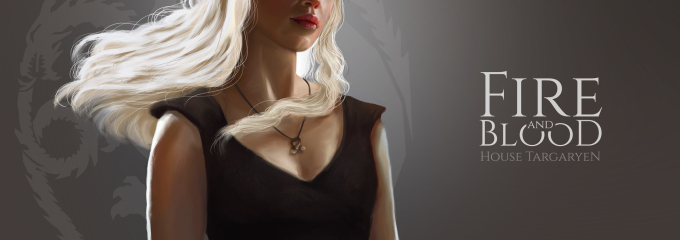 680x240 Resolution Game Of Thrones Dragon Girl Daenerys Targaryen Art ...