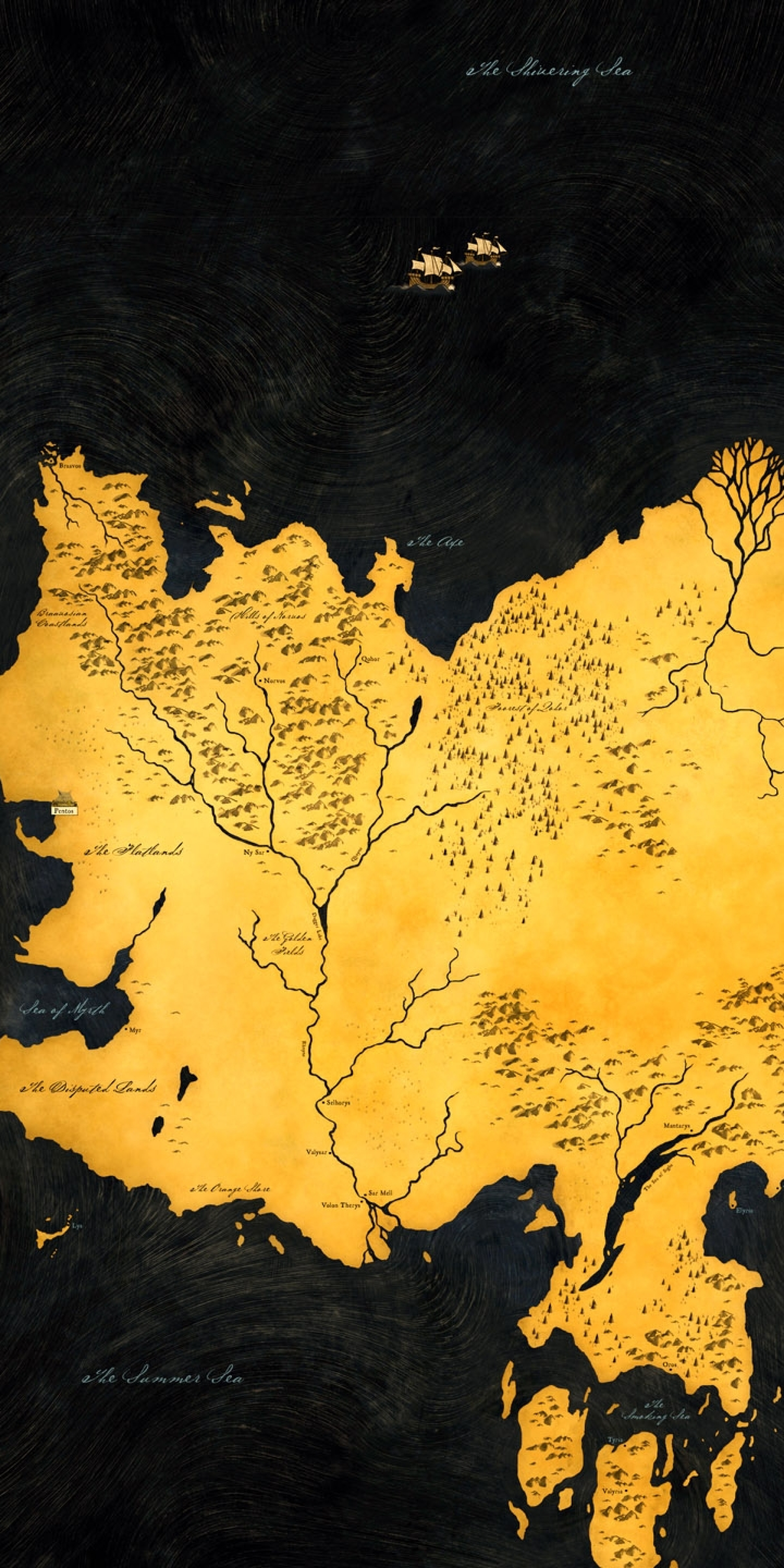 1920x3840 Resolution Game Of Thrones Map Hd Wallpaper 1920x3840 ...