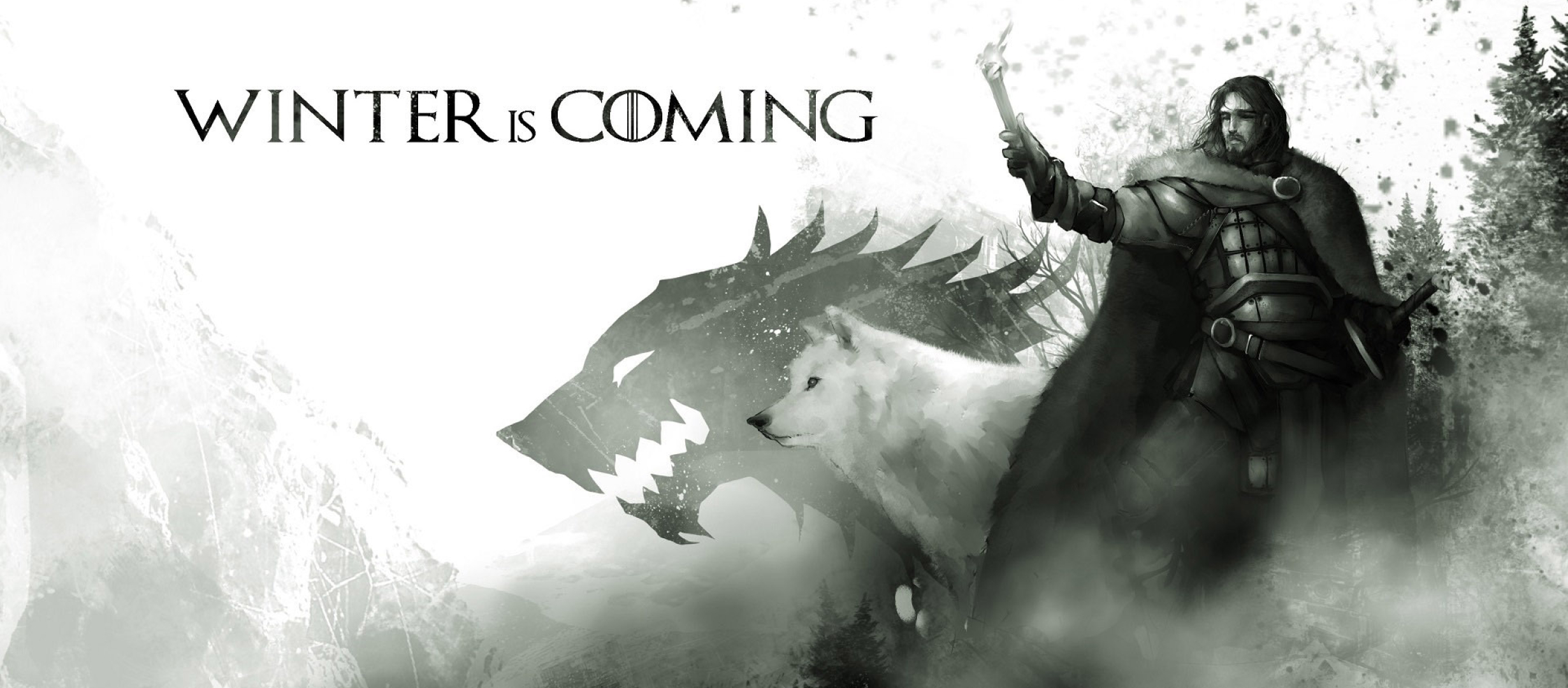 2460x1080 Game of Thrones Winter is Coming Wallpaper 01 2460x1080 ...