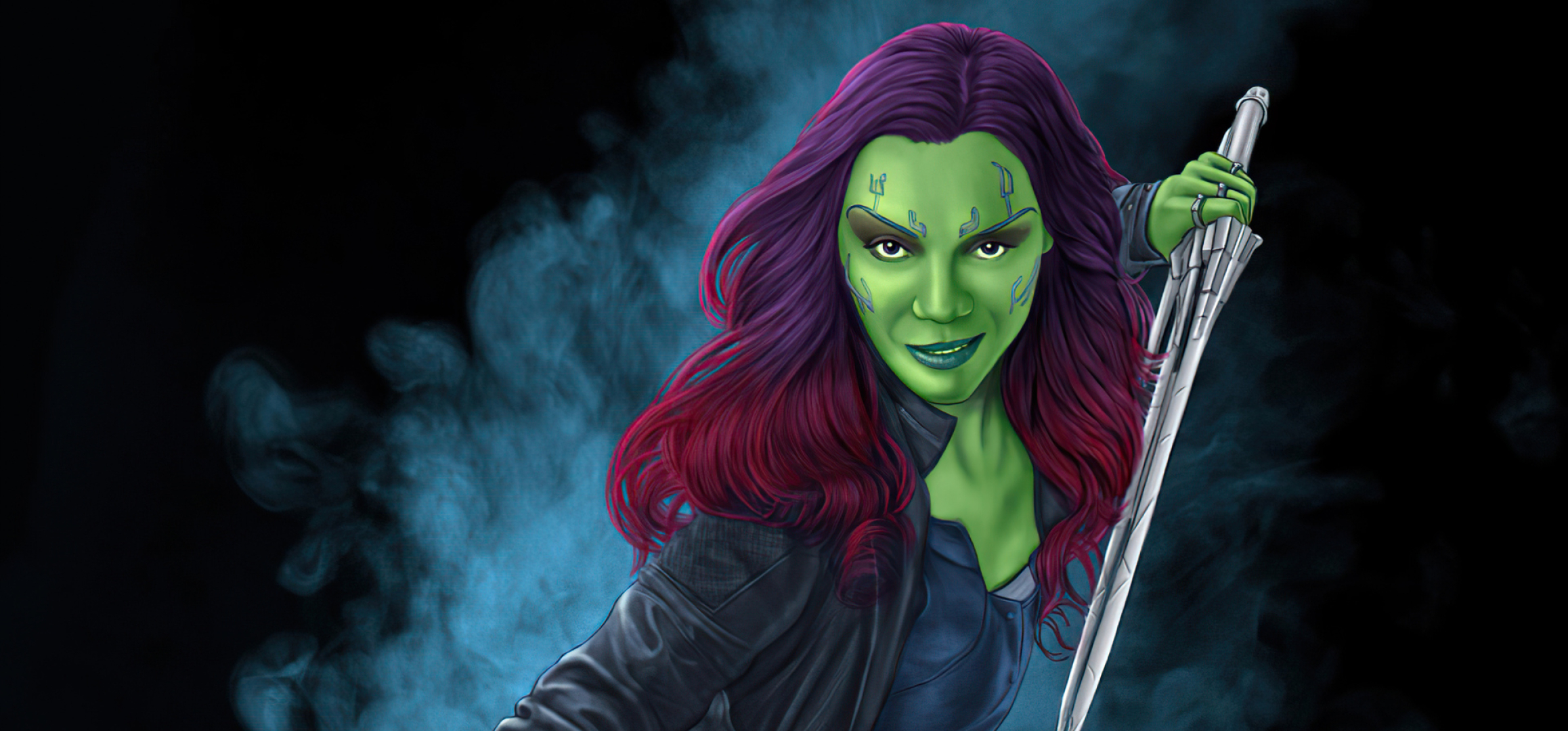 2316x1080 Resolution Gamora Digital 2021 2316x1080 Resolution Wallpaper ...
