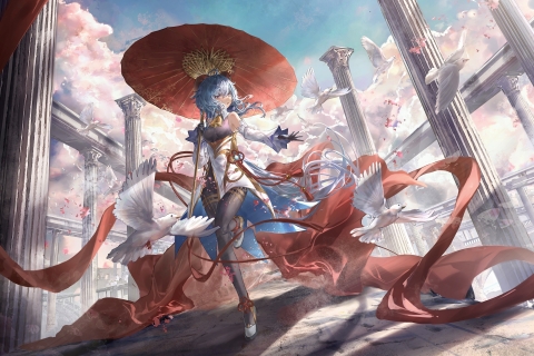 480x320 Resolution Ganyu 5K Genshin Impact Art 480x320 Resolution ...