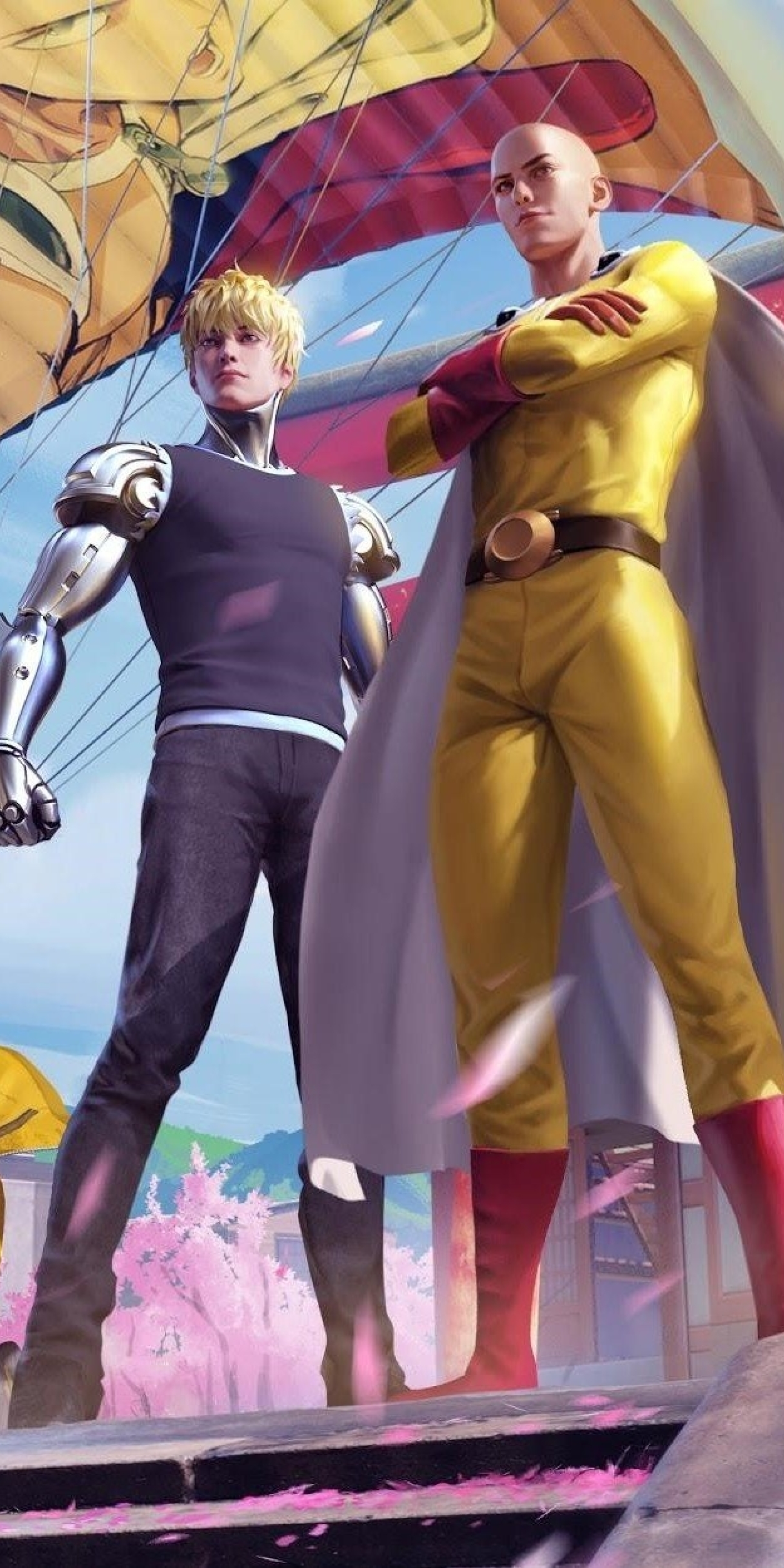 1920x3840 Resolution Garena Free Fire x One Punch Man 1920x3840 ...