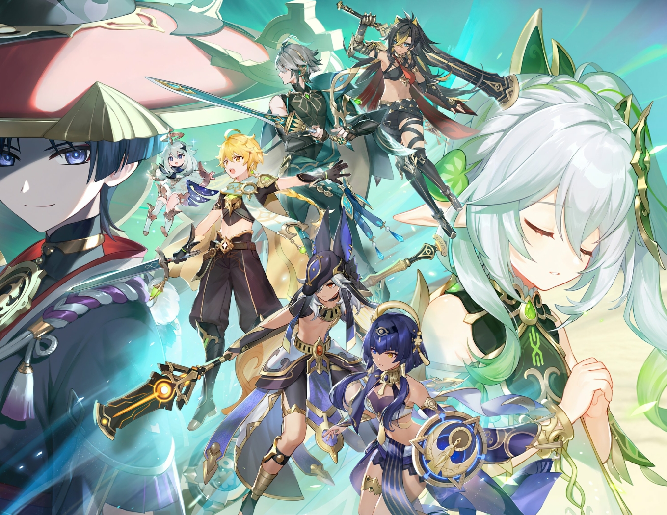 1359x1050 Genshin Impact 4k Game Poster 2022 1359x1050 Resolution ...
