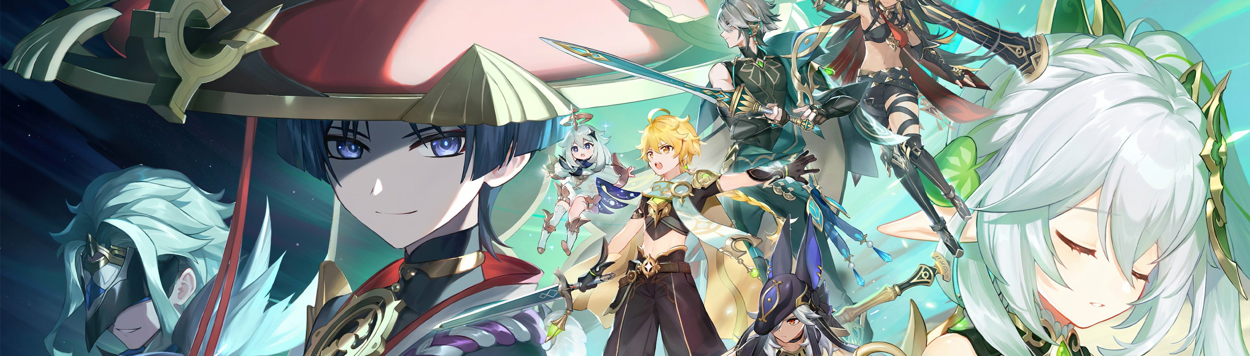 5120x1460 Resolution Genshin Impact 4k Game Poster 2022 5120x1460 ...