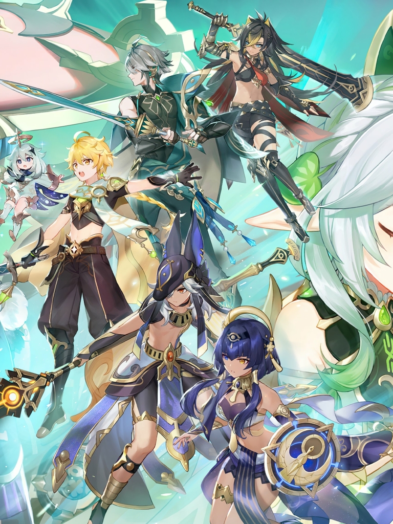 768x1024 Resolution Genshin Impact 4k Game Poster 2022 768x1024 ...