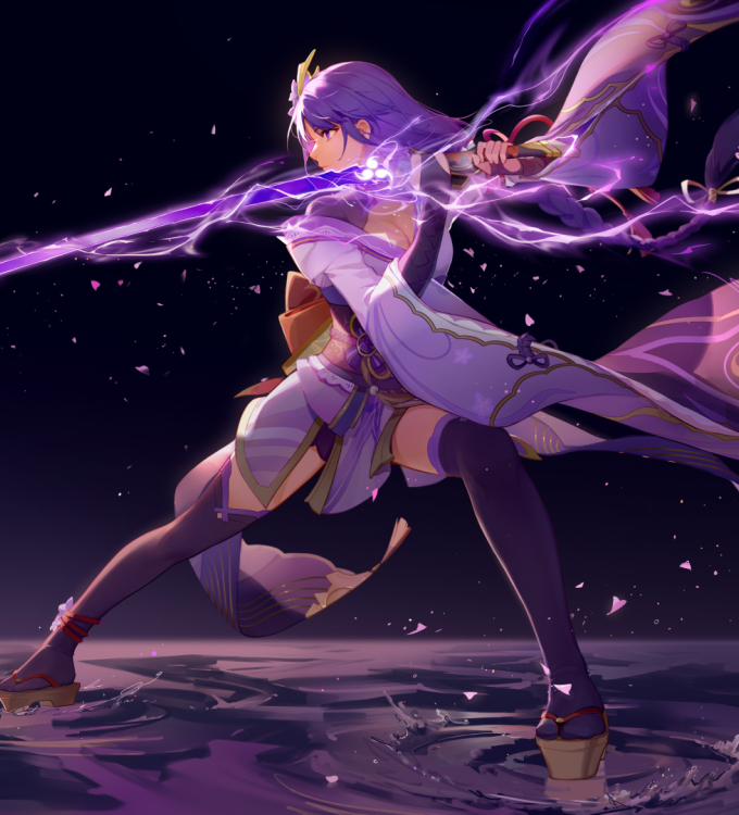 680x750 Genshin Impact HD Raiden Shogun 680x750 Resolution Wallpaper ...
