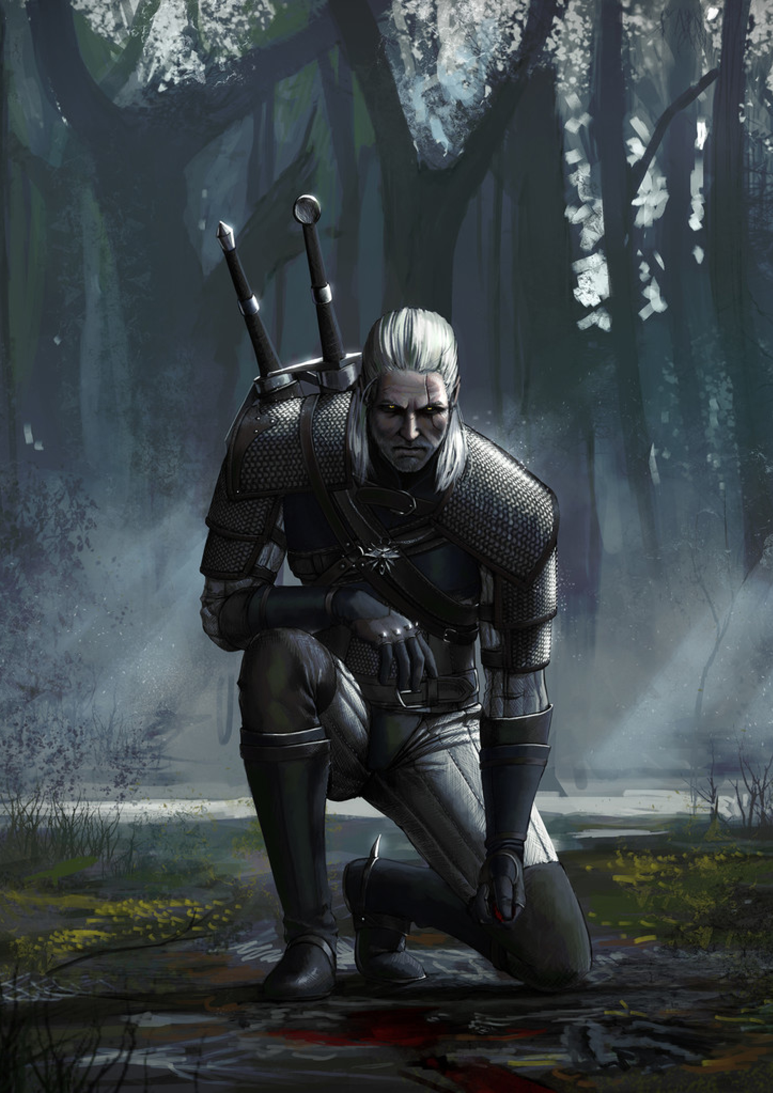 2480x3508 Resolution Geralt Of Rivia Artwork 2480x3508 Resolution ...