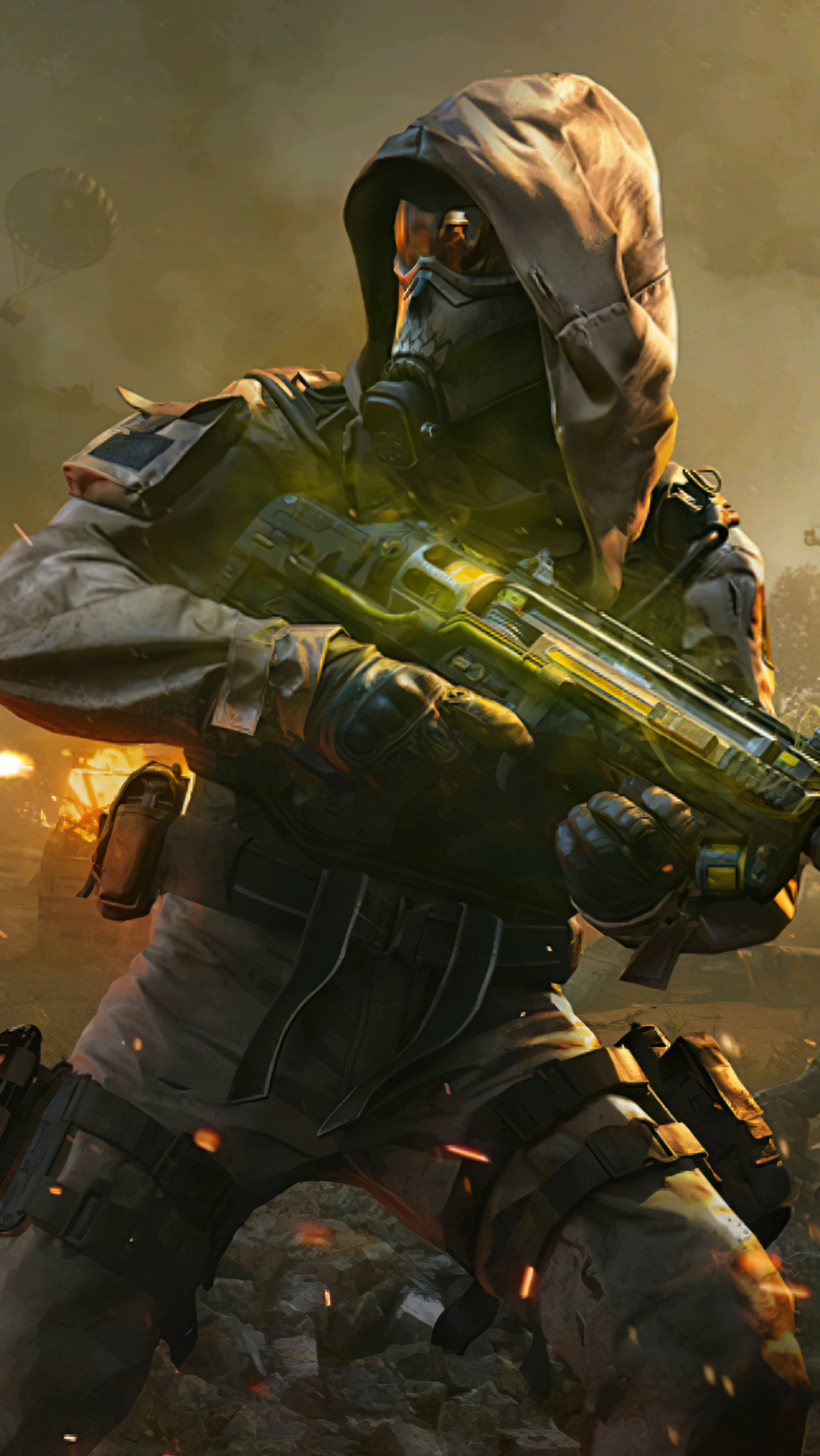 1081x1920 Resolution Ghost Hazmat Kruger Alchemist 4K Call Of Duty ...