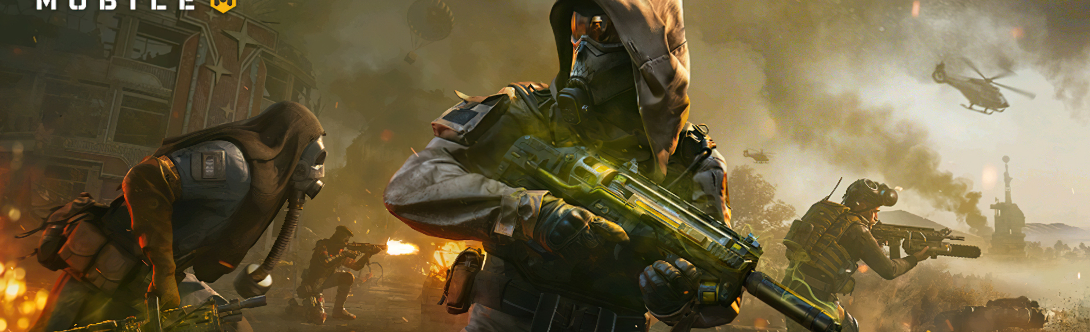 3540x1080 Resolution Ghost Hazmat Kruger Alchemist 4K Call Of Duty ...