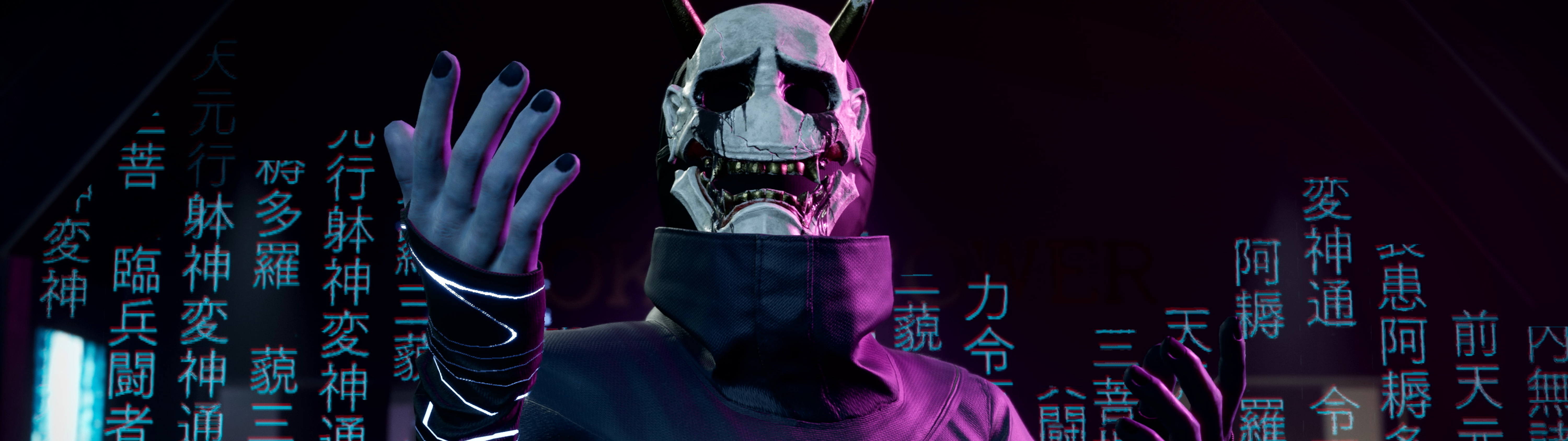 6000x1688 Ghostwire Tokyo Hannya 6000x1688 Resolution Wallpaper, HD ...